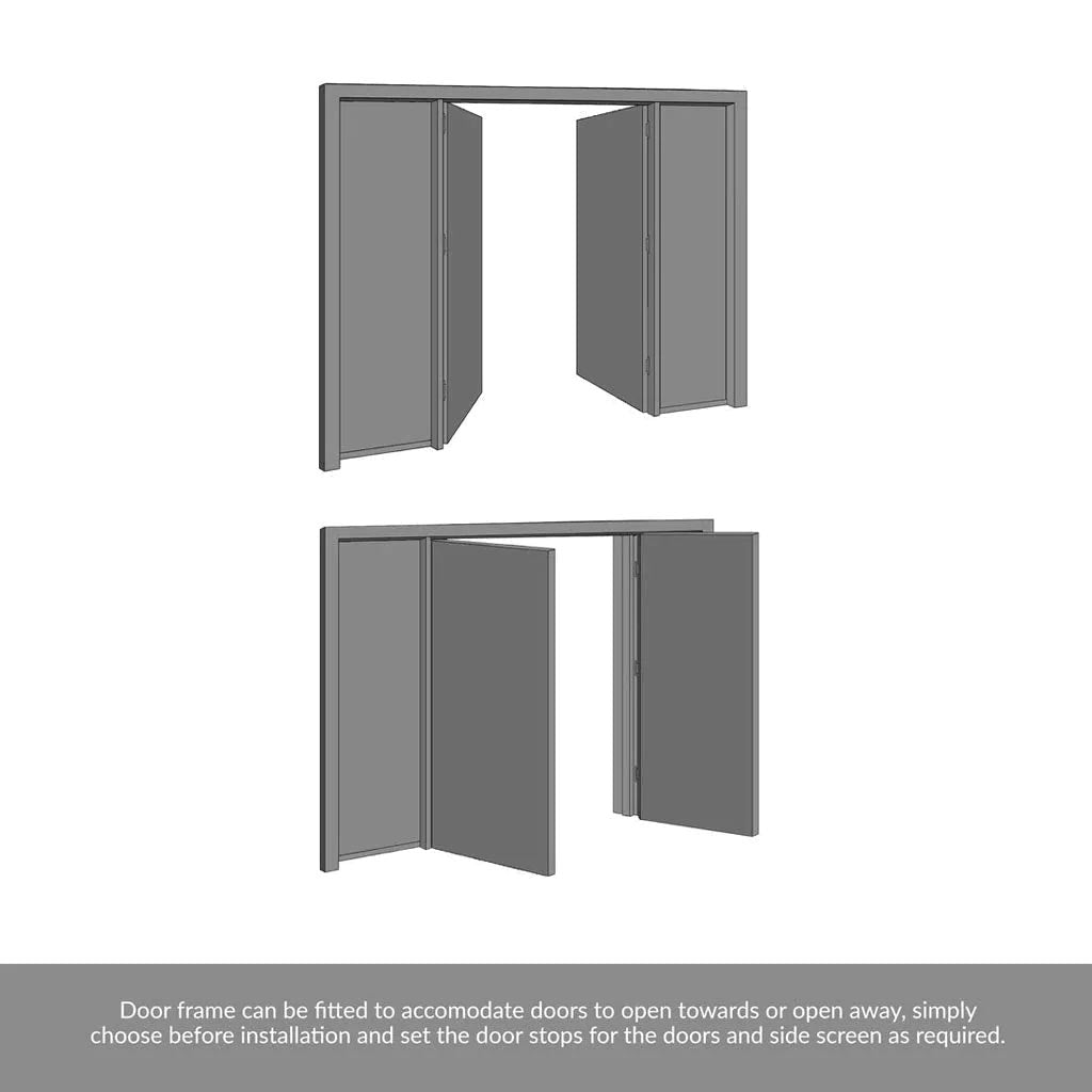 Room Divider - Handmade Eco-Urban Suburban Door Pair with Two Sides DD