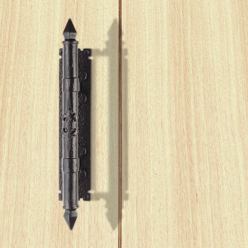 Antique Black Ludlow LF5103 Armorial Pull Handle on Backplate - Size 3