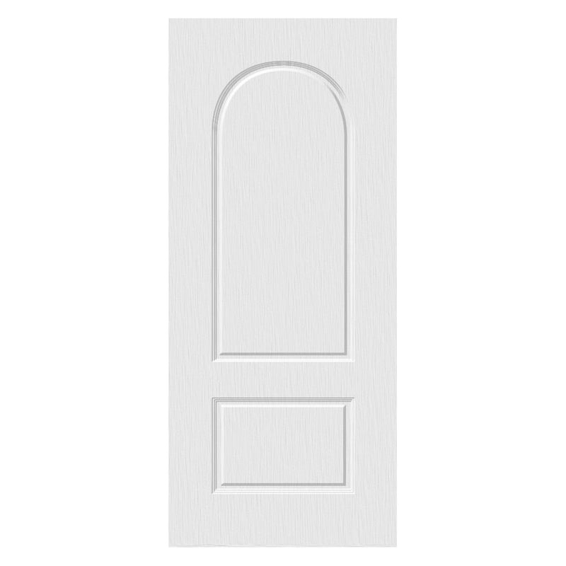 Arched Top Lightly Grained Internal PVC Two Panel Door – Direct Doors