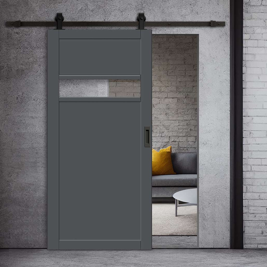 Bespoke Top Mounted Sliding Track & Solid Wood Door - Eco-Urban® Orkne