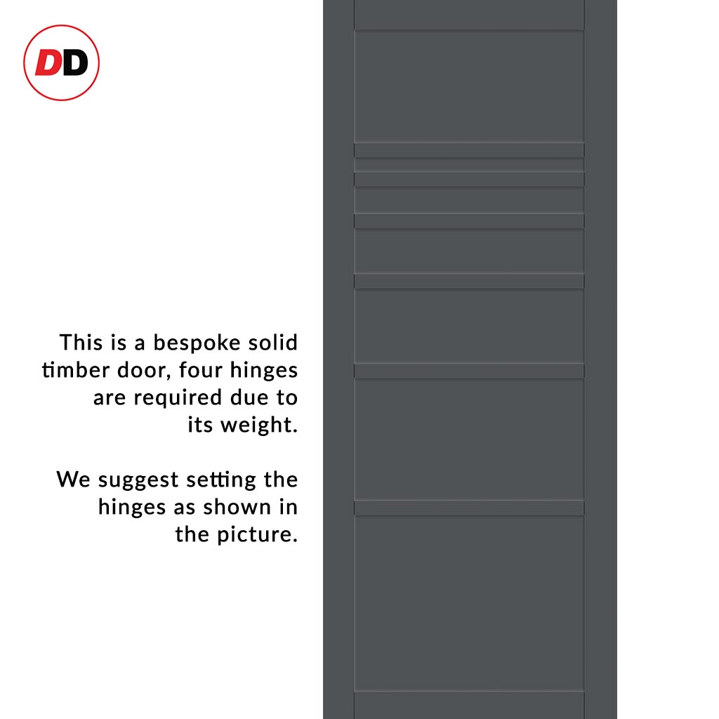 Oslo 7 Panel Solid Wood Internal Door UK Made DD6400 - Eco-Urban® Stor