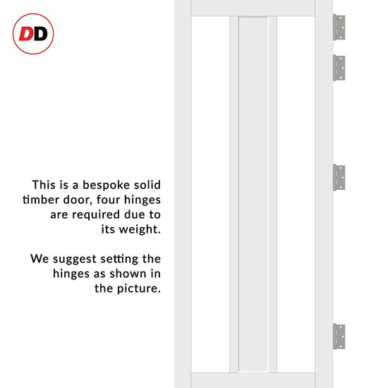 Room Divider - Handmade Eco-Urban® Avenue Door DD6410C - Clear Glass ...
