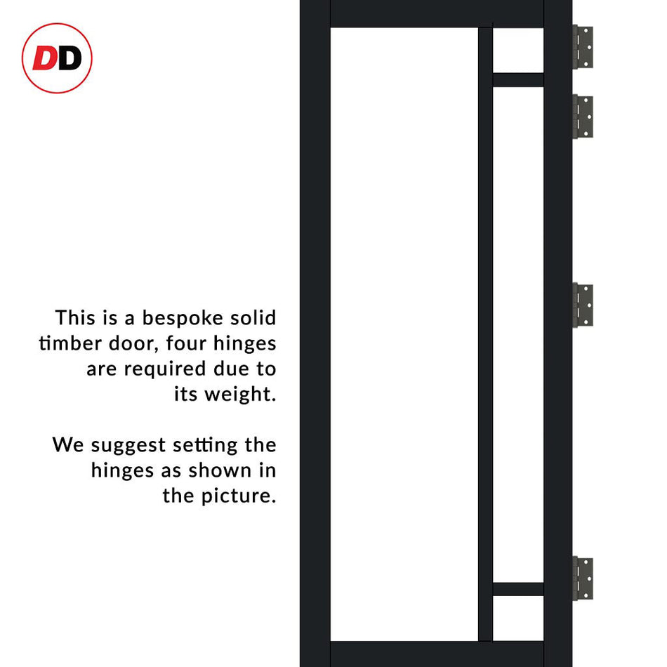 Bespoke Room Divider - Eco-Urban® Suburban Door Pair DD6411F - Frosted ...