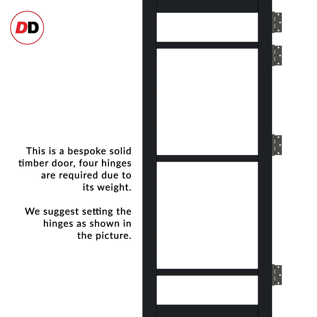 Urban Ultimate® Room Divider Malvan 4 Pane Door DD6414C with Matching ...