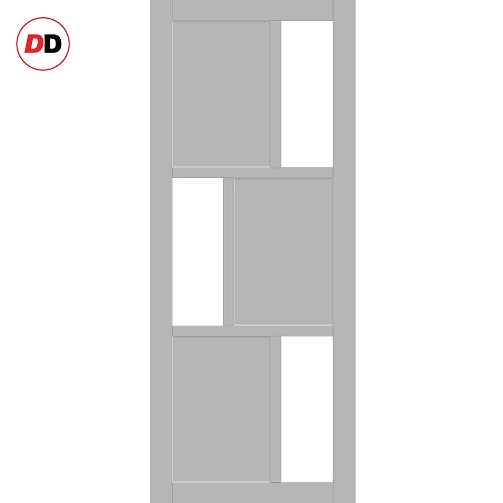 Urban Ultimate Room Divider Tokyo 3 Pane 3 Panel Door DD6423C with Mat