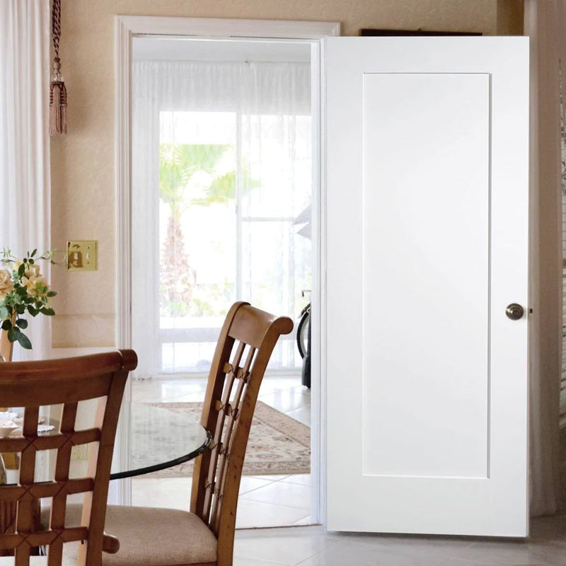 Bespoke Denver White Primed Panel Fire Internal Door - 1/2 Hour Fire R ...
