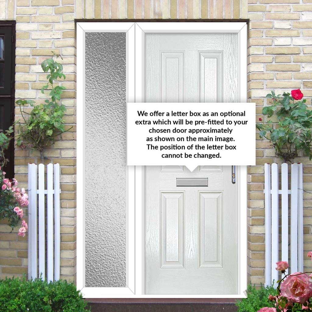 Premium Composite Front Door Set with One Side Screen - Esprit Solid
