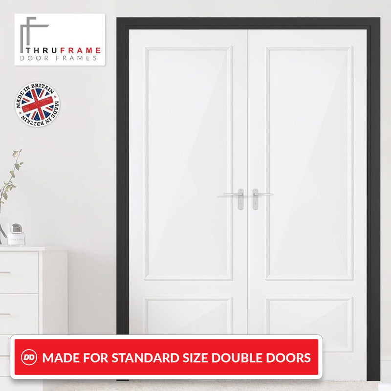 Made to Size Double Interior Black Primed Door Lining Frame – Direct Doors