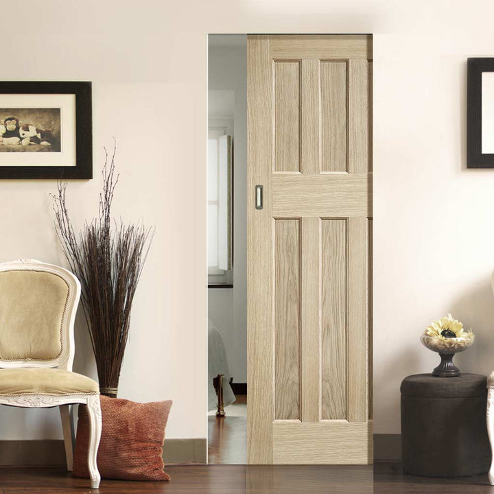 Single Frameless Pocket Doors