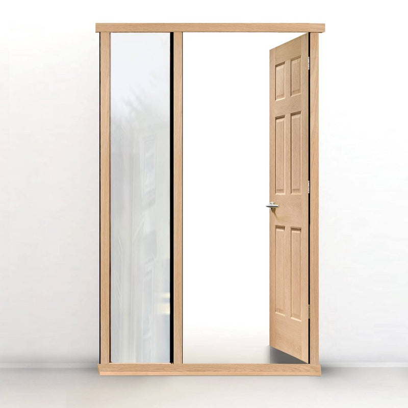 Exterior Door Frame with side glass aperture, Made to size, Type 2 Mod ...