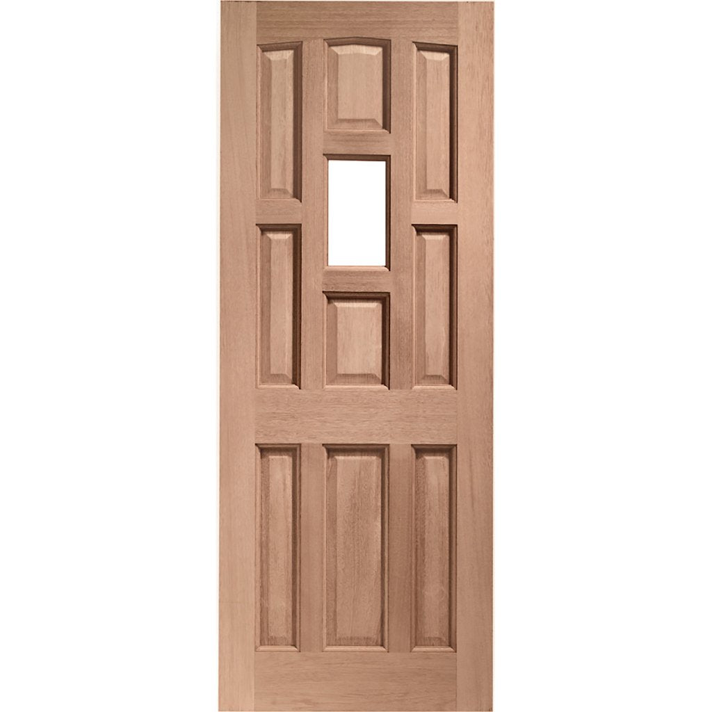 York Meranti Hardwood Wooden Front Door - Fit Your Own Glass