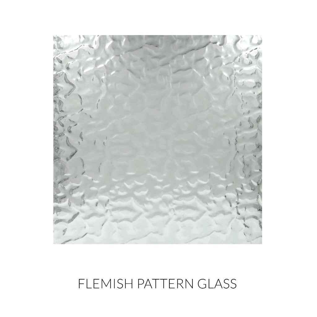 European Pine Garage Door Pair - Flemish Single Glazing - Unfinished