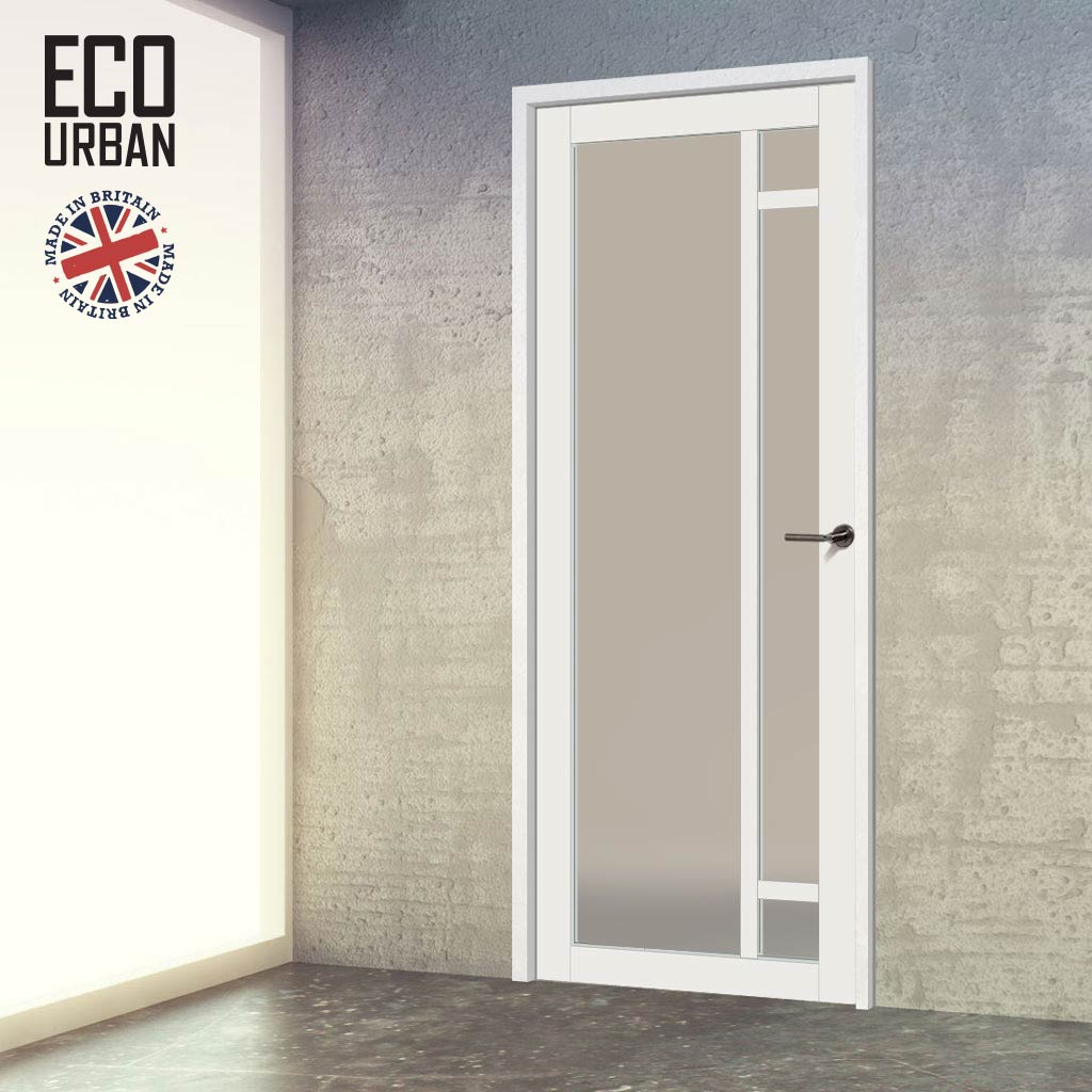 Handmade Eco-Urban Suburban 4 Pane Solid Wood Internal Door UK Made DD