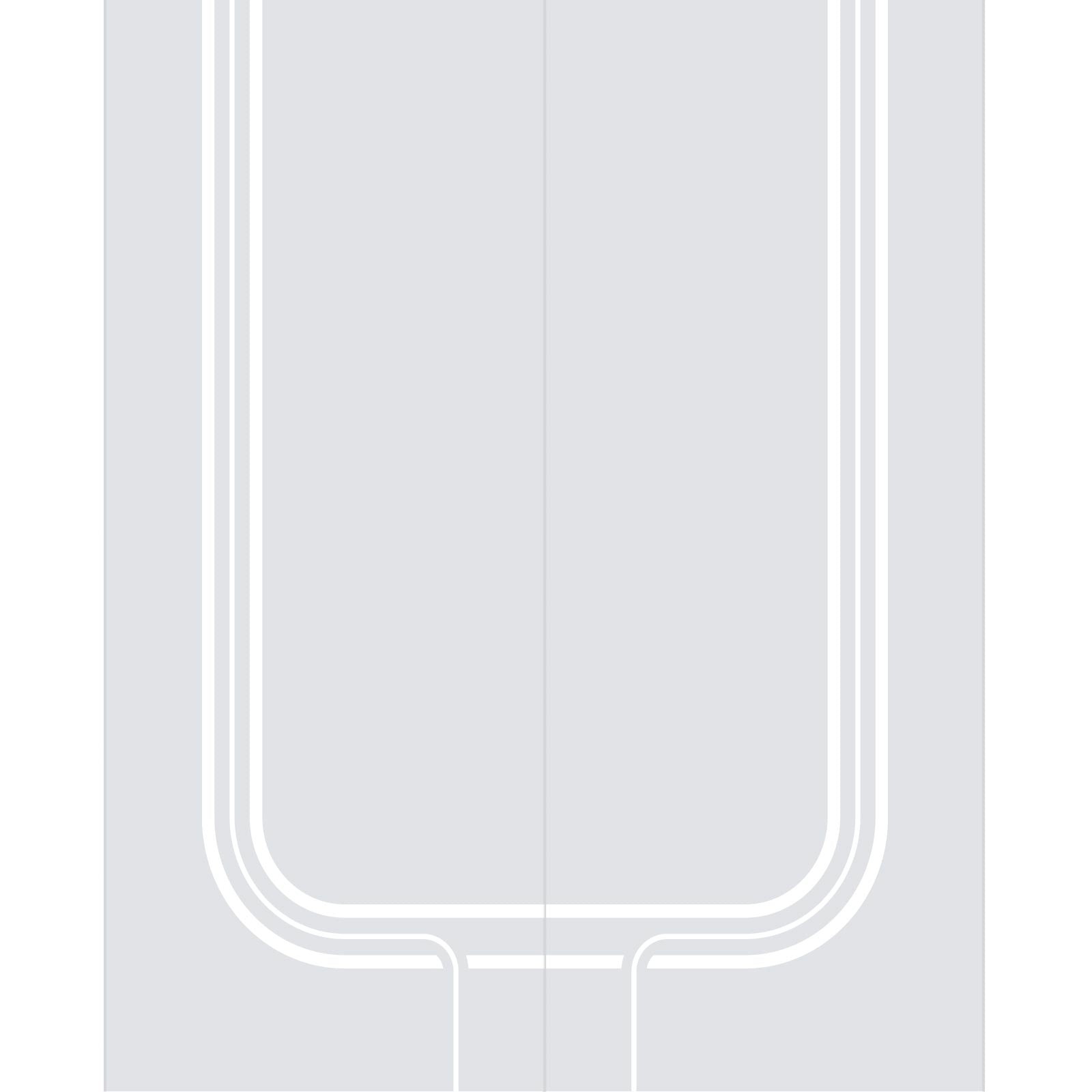 Double Glass Sliding Door - Holburn 8mm Clear Glass - Obscure Printed ...