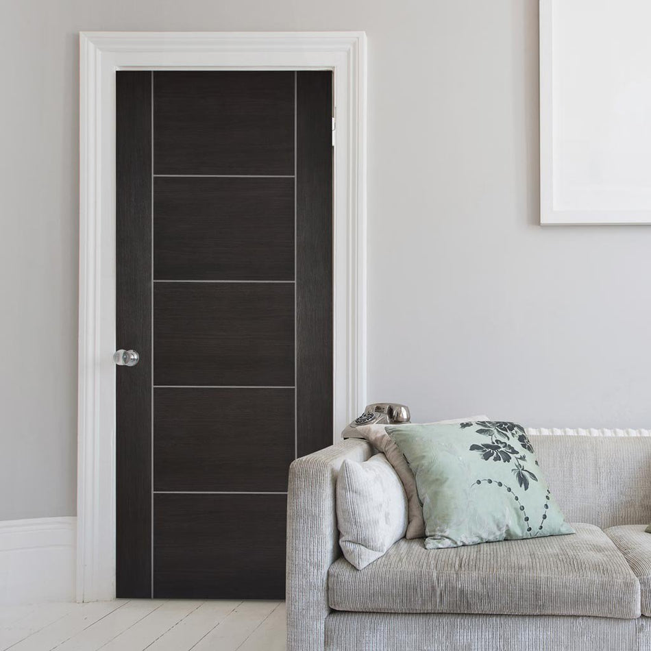 Laminate Vancouver Dark Grey Internal Door - Prefinished – Direct Doors