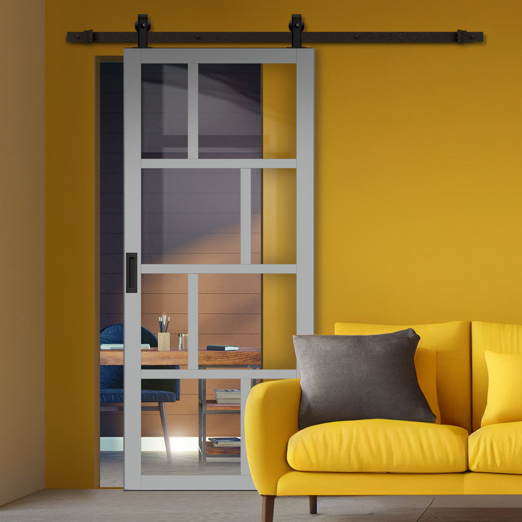 Bespoke Top Mounted Sliding Track & Door - Handcrafted Eco-Urban Kochi