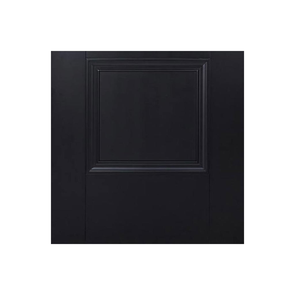Amsterdam 3 Panel Black Primed Internal Door – Direct Doors