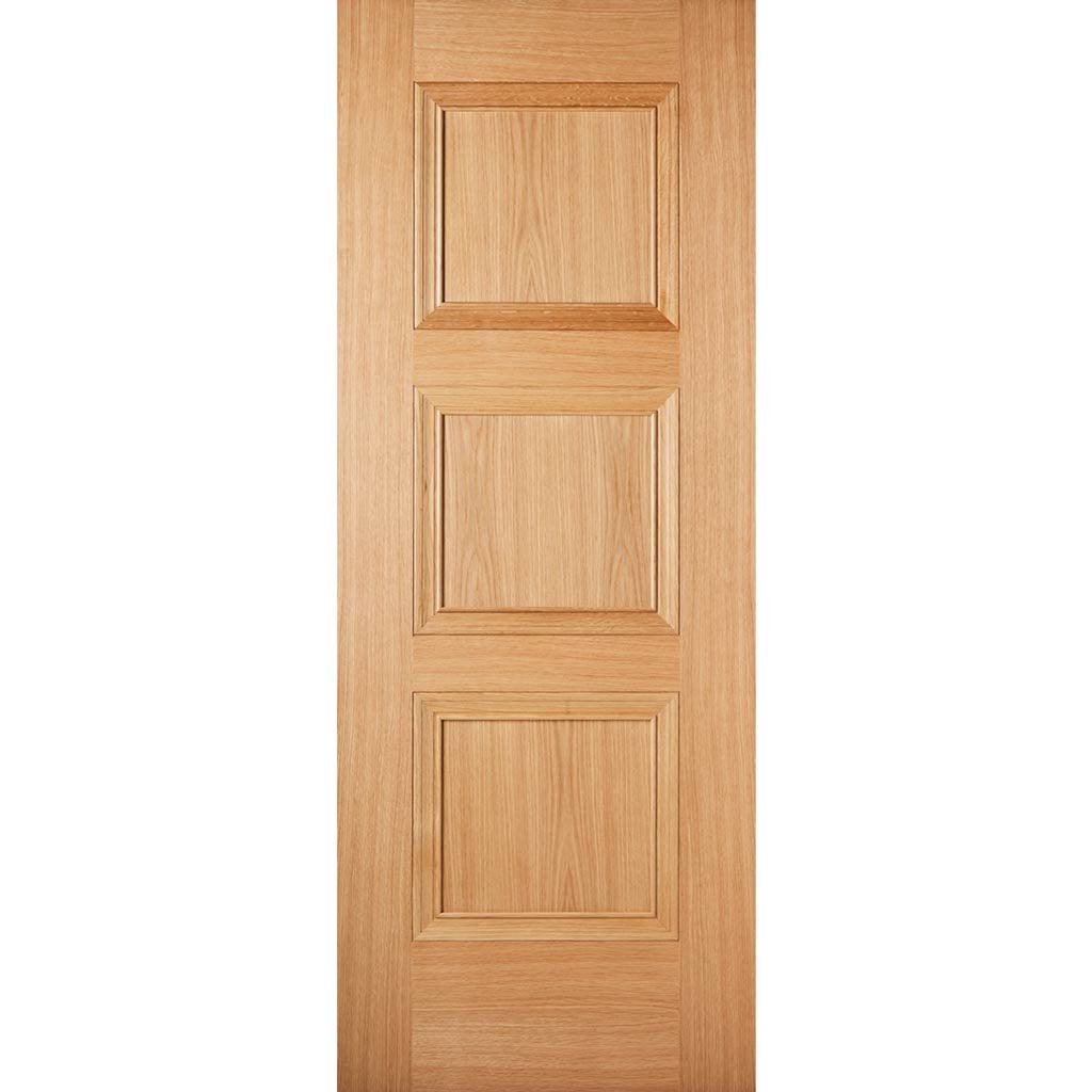 Amsterdam 3 Panel Oak Internal Door - Prefinished