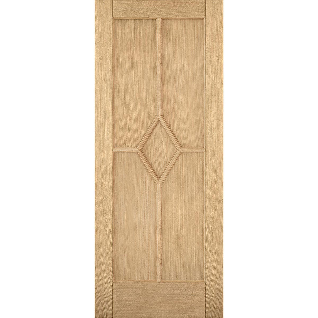 Top Mounted Black Sliding Track & Double Door - Reims Diamond 5 Panel