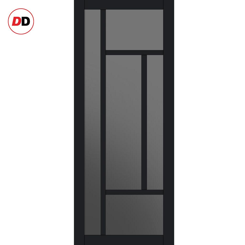 Urban Ultimate® Room Divider Morningside 5 Pane Door Pair DD6437T - Ti