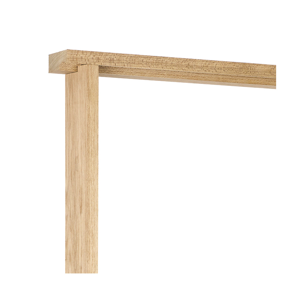 Universal Single 60 Minute Fire Rated Door Frame - Unfinished Oak Vene