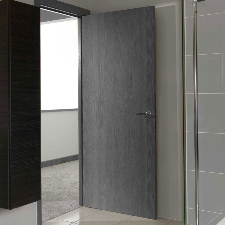 J B Kind Painted Pintado Slate Grey Flush Internal Door - Prefinished ...
