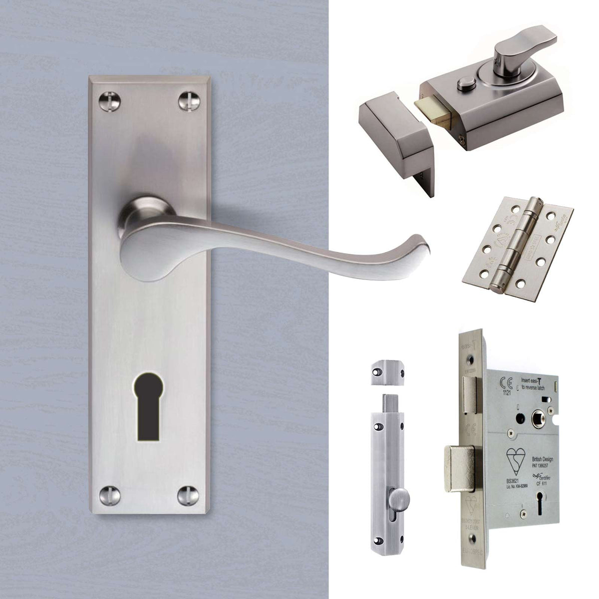 External CBS54 - Contract Range - Victorian Lever Stable Door Handle ...