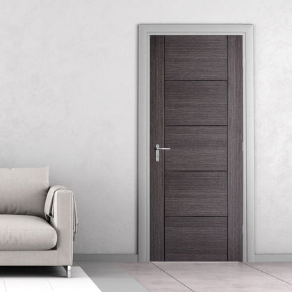 Vancouver Ash Grey Fire Internal Door - 1/2 Hour Fire Rated - Prefinis ...