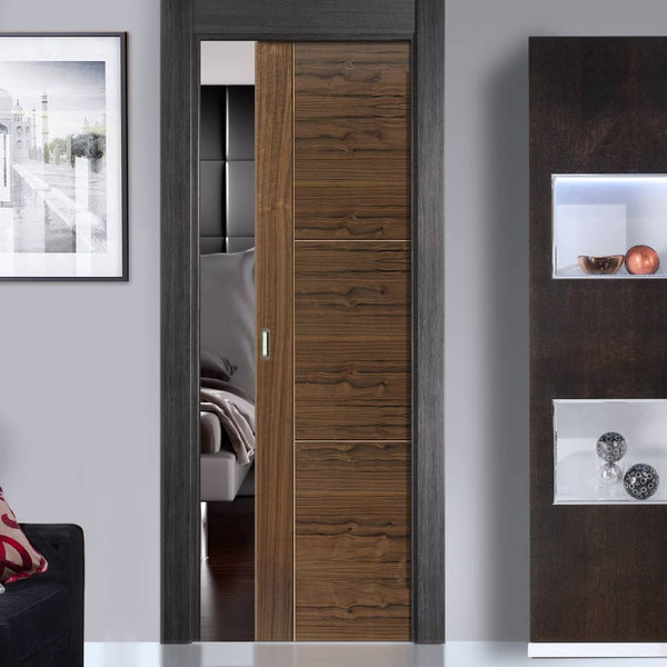 Walnut Pocket Doors