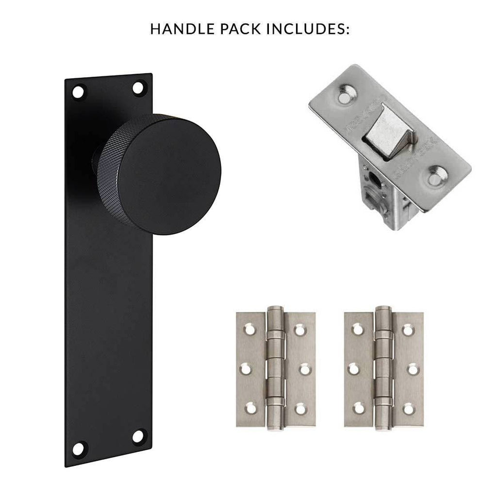 Zermatt Door Handle Pack - Matt Black