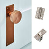 Zermatt Door Handle Pack - Satin Copper – Direct Doors